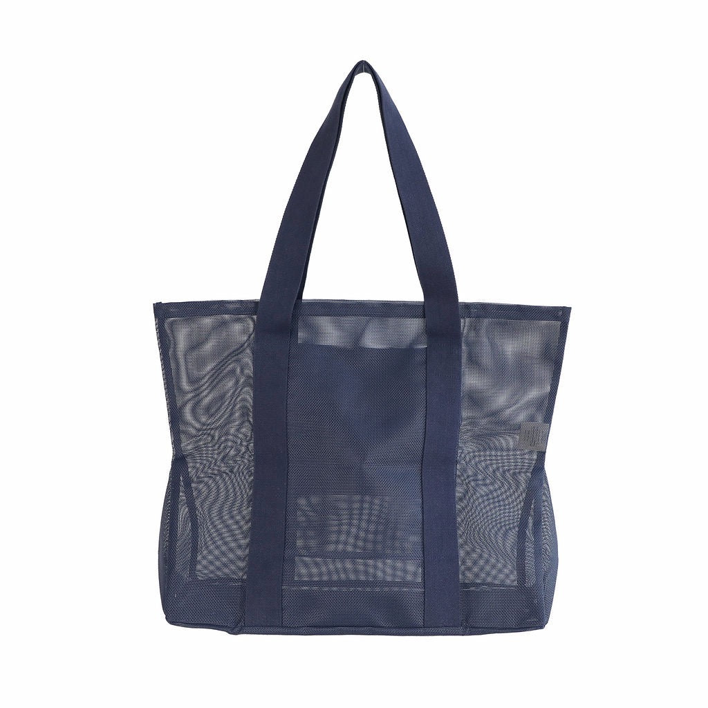 Buy Large Navy Mesh Beach Bag Online | Beach Hauler -Mini™ | Sande Kids ...